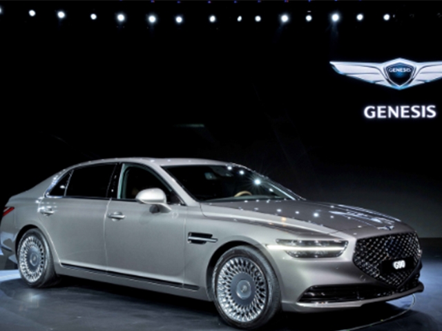 [화보] 베일벗은 제네시스 G90…고급차 시장 '넘버원'
